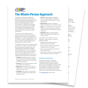 Understanding The Whole-Person Approach to Leadership